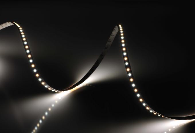 High Lumen 3528 Bi Color LED Strips Ultra Bright Single Line 120 Degree ...
