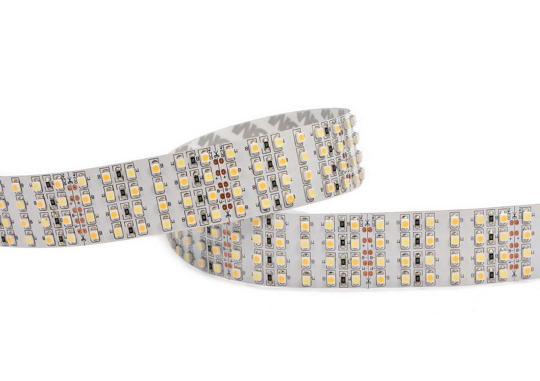 3528 SMD Flexible Bi Color LED Strip Light Same Color Temperature Over time